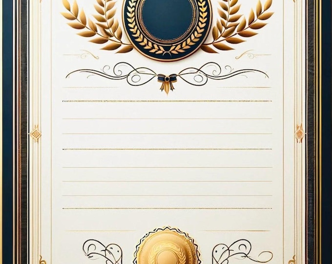 Custom Certificate Template Design: Colorful Canva Template, Awards ...