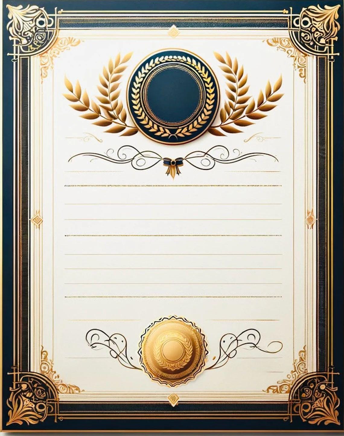 Custom Certificate Template Design: Colorful Canva Template, Awards ...