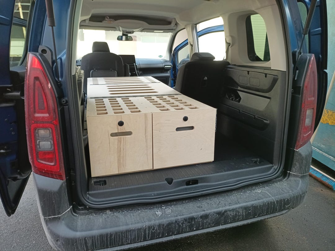 Compact Campingbox Single for High Roof Station Wagons (caddy, Berlingo ...
