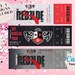 RBD Soy Rebelde Tour Surprise Concert Ticket | Concert Ticket Editable ...