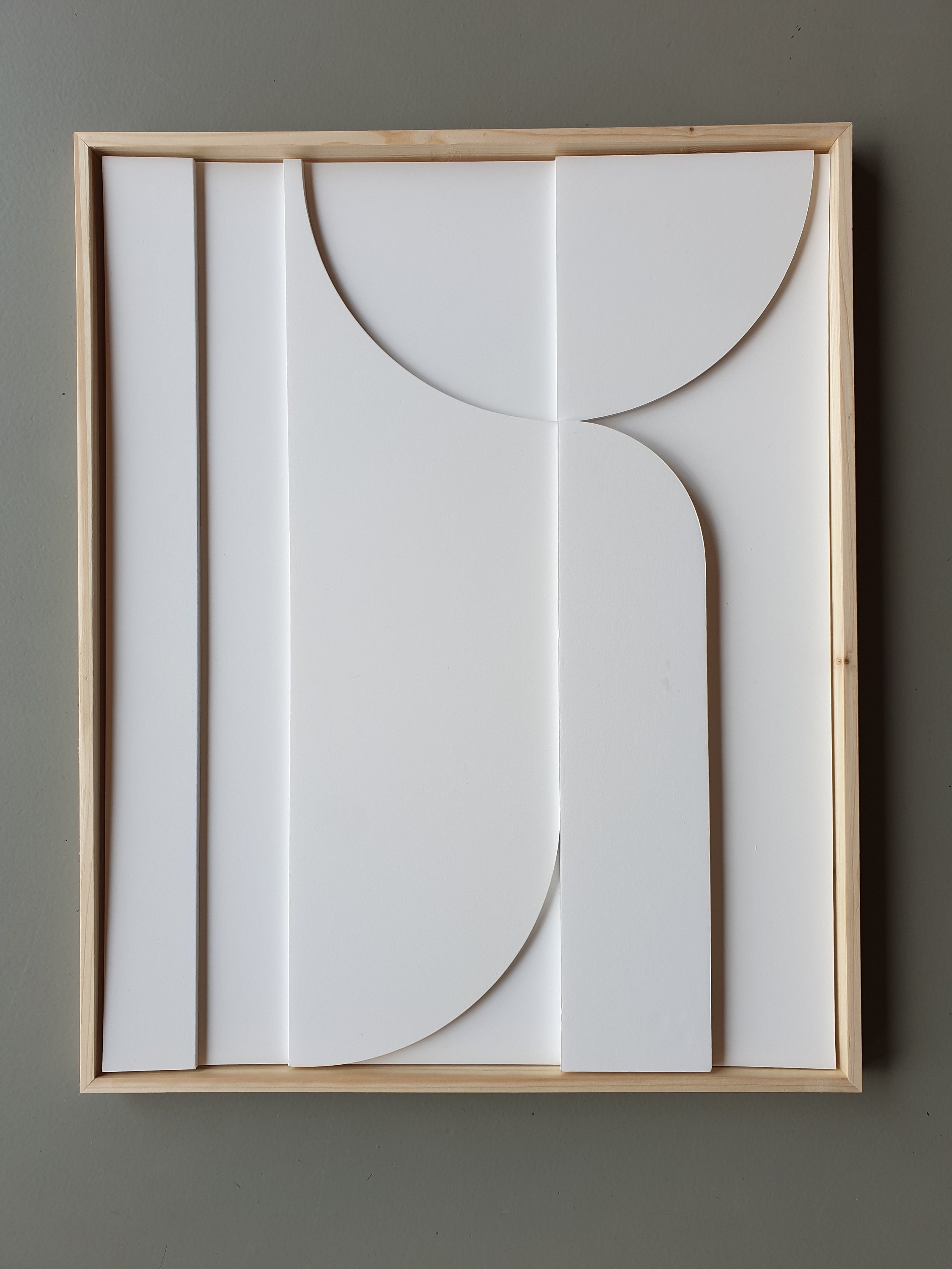 3D Relief Structural Image, Wall Art, Modern Minimalist Abstract Wall ...