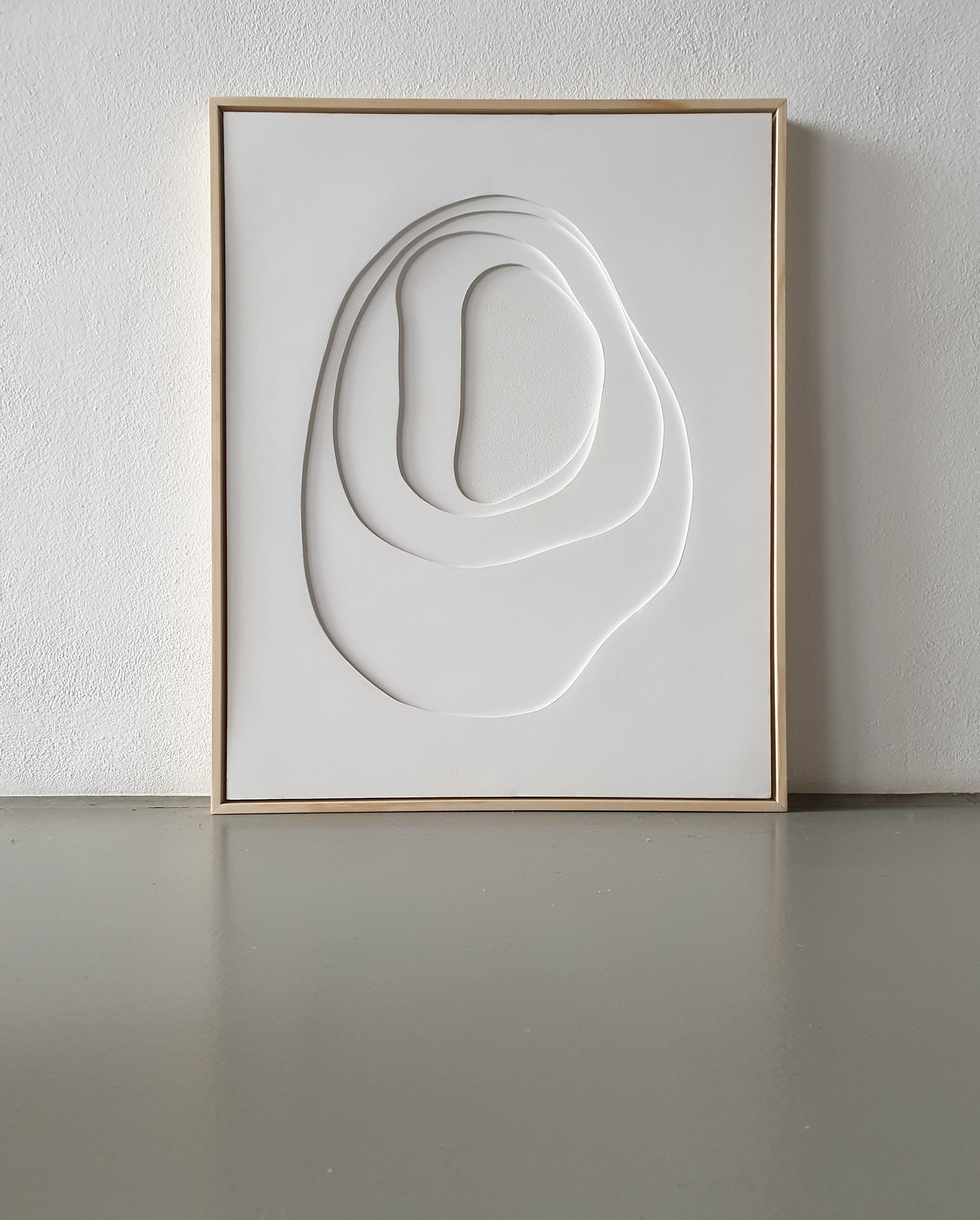 Umbra III, 3D Relief Structural Picture, Wall Art, Abstract Wall Art ...