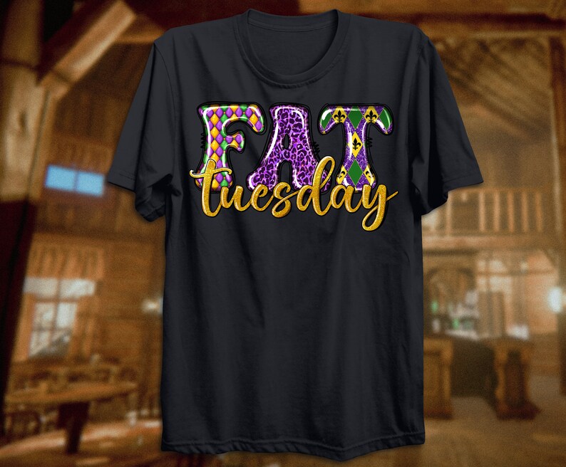 Fat Tuesday Mardi Gras Png Sublimation Design Happy Mardi - Etsy