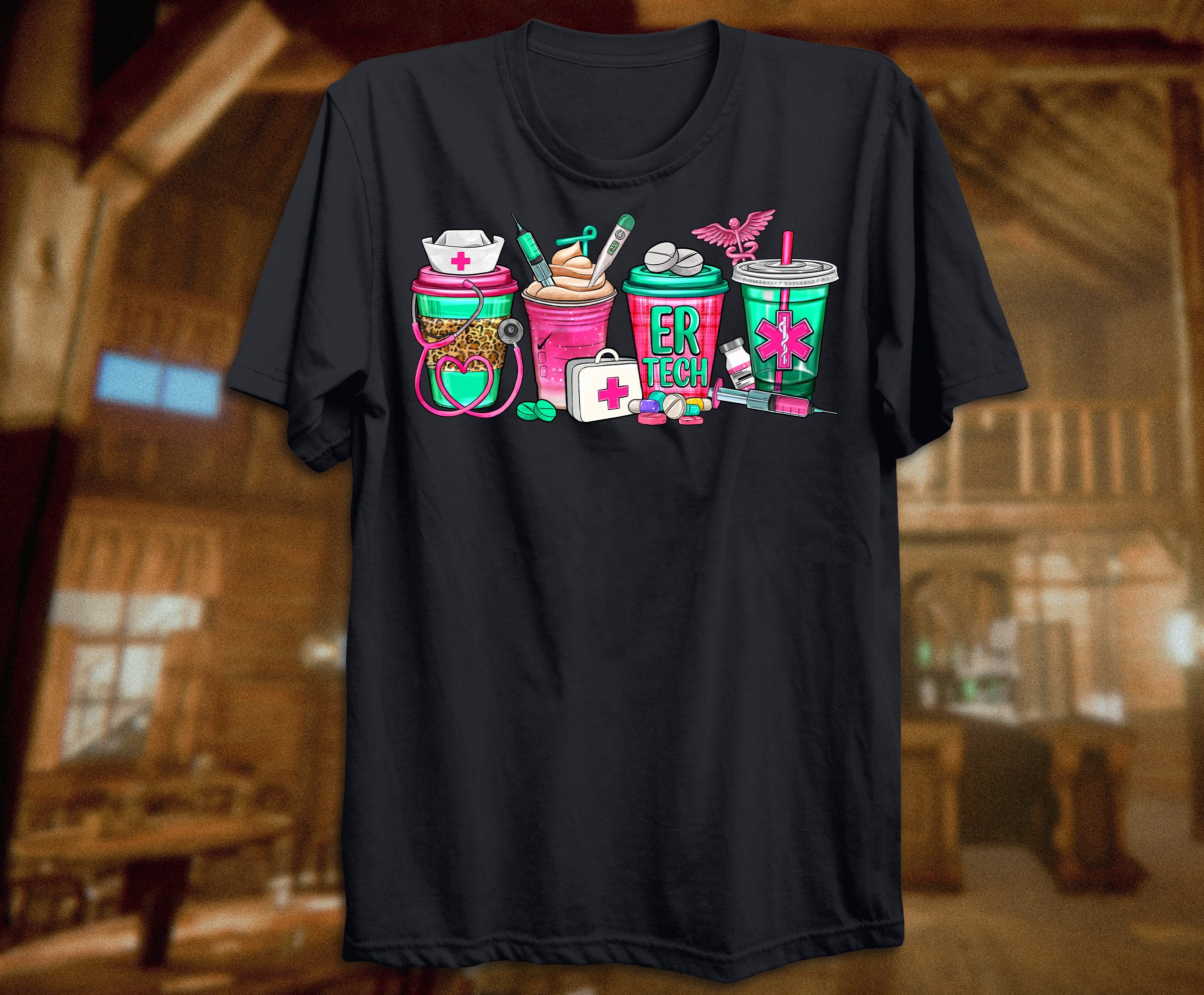 Emergency Room Tech Coffee Cups Png Sublimation Design Download, Coffee ...
