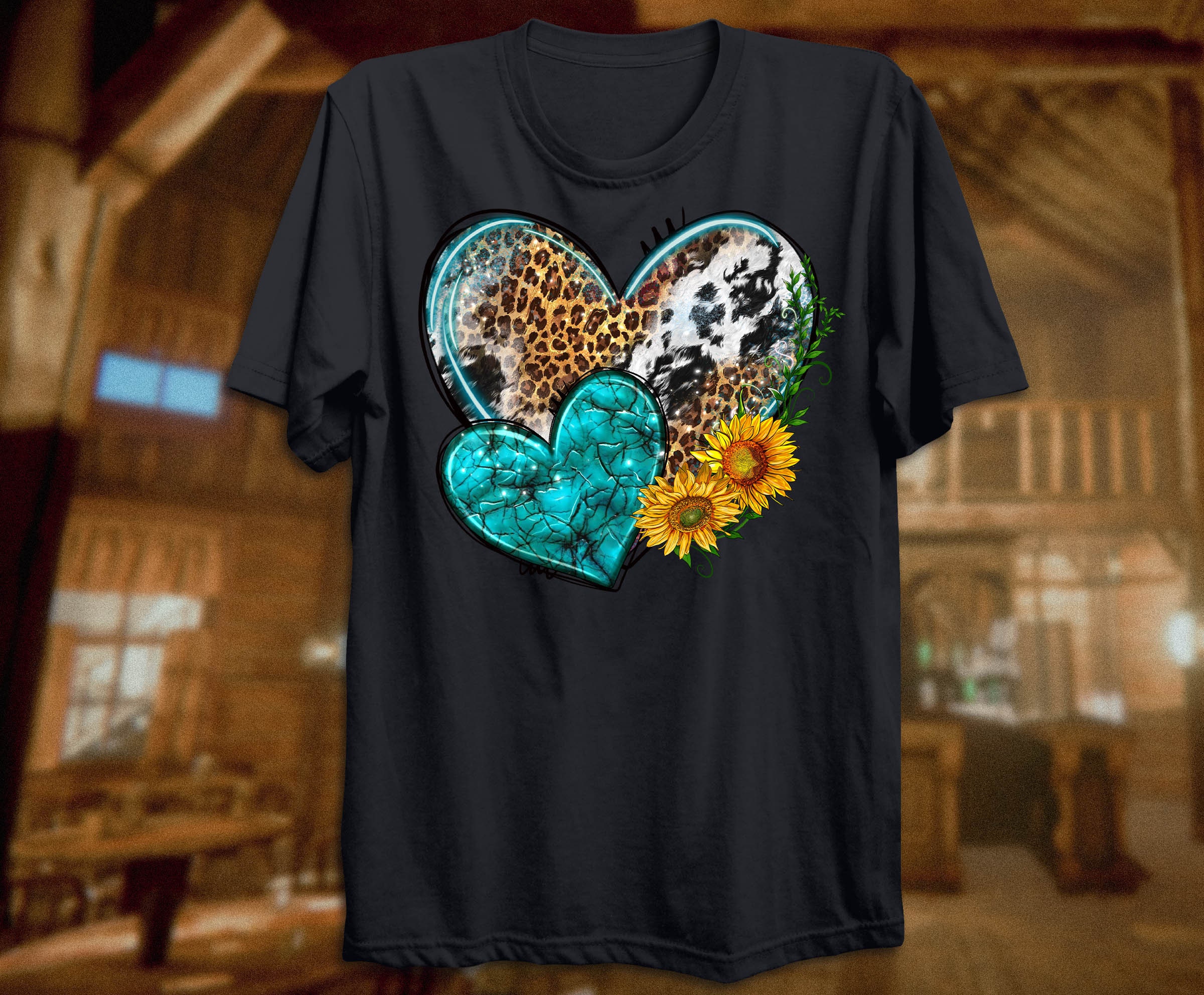 Western Heart Png Sublimation Design Download, Western Heart With ...