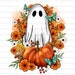 Fall Ghost Png Sublimation Design Download Fall Pumpkin Png - Etsy