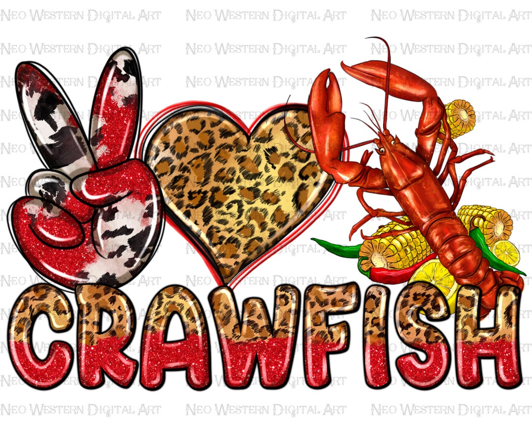 Western Crawfish Png Sublimation Design Download, Crawfish Png ...