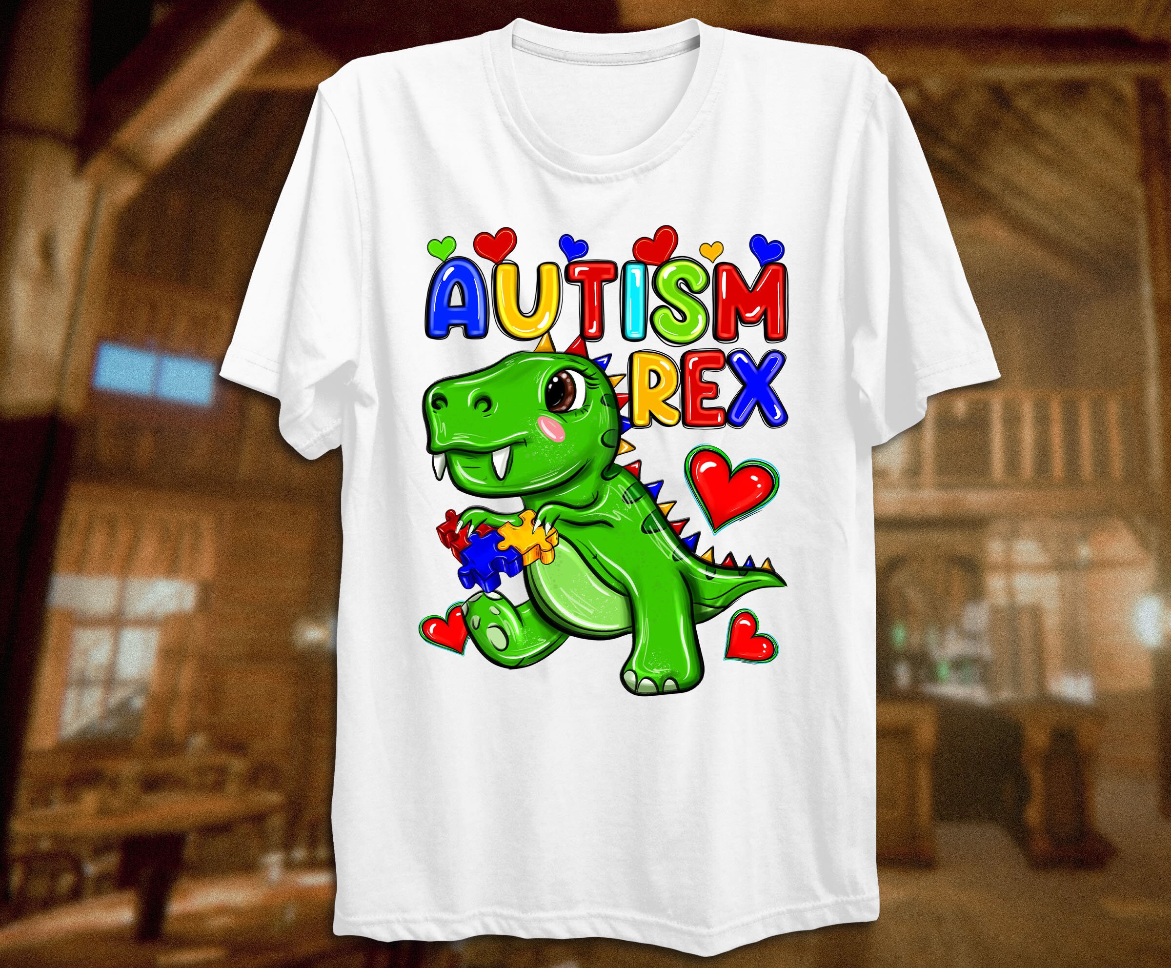 Autism Rex Png Sublimation Design Download, Autism Awareness Png ...