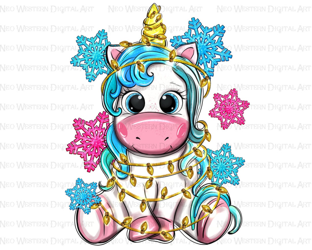 Winter Unicorn Png Sublimation Design Download, Winter Png, Snow Png ...