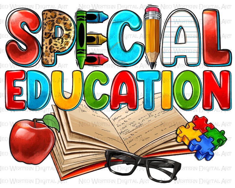 Special Education Png Sublimation Design Download - Etsy