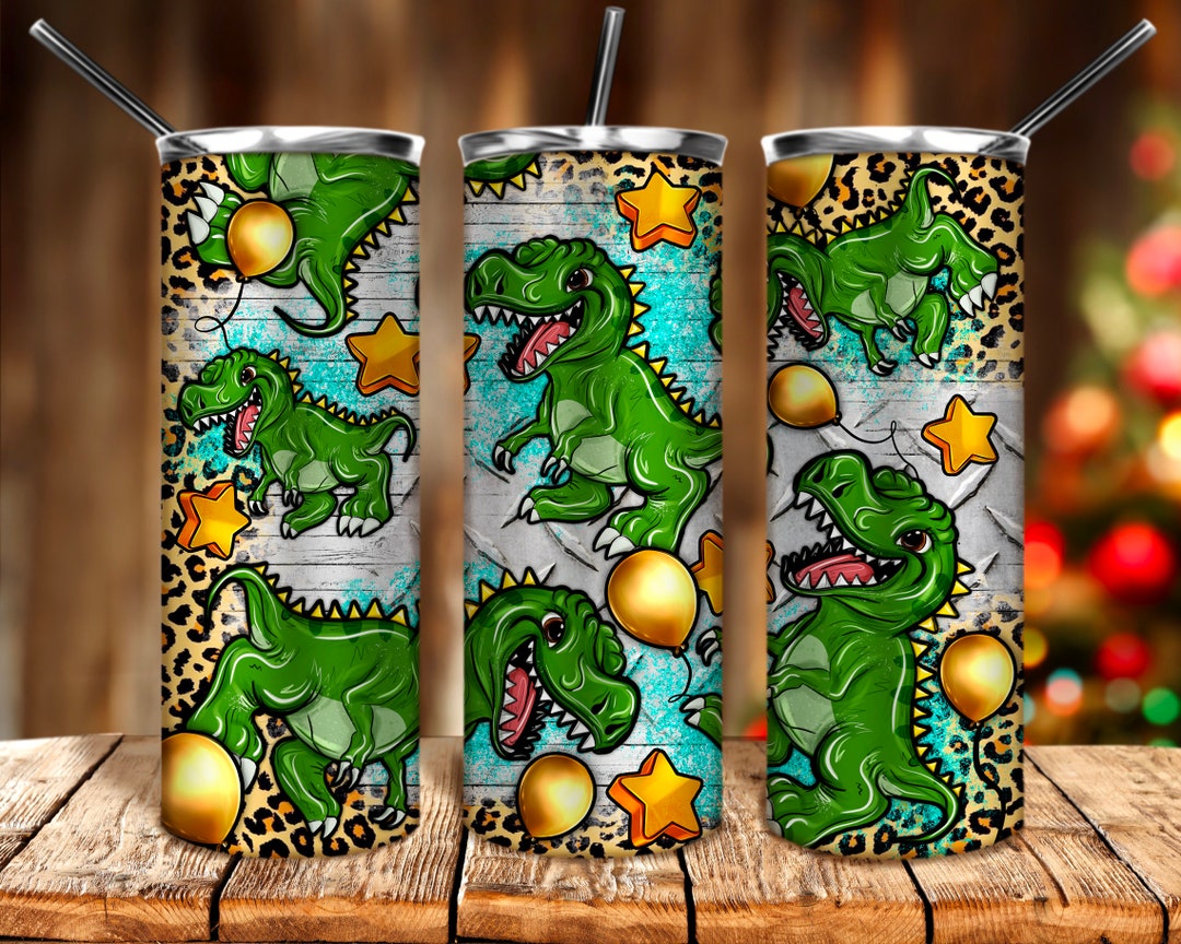 T-rex Leopard 20oz Tumbler Png Sublimation Design Download, Western ...