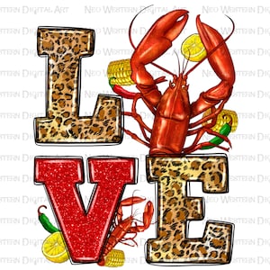 Crawfish Love Png Sublimation Design Download, Crawfish Png, Crawfish ...