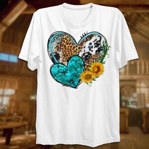 Western Heart Png Sublimation Design Download, Western Heart With ...