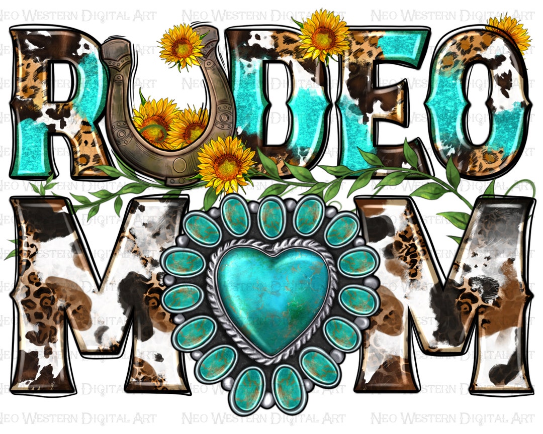 Rodeo Mom Png Sublimation Design Download, Mother's Day Png, Western ...