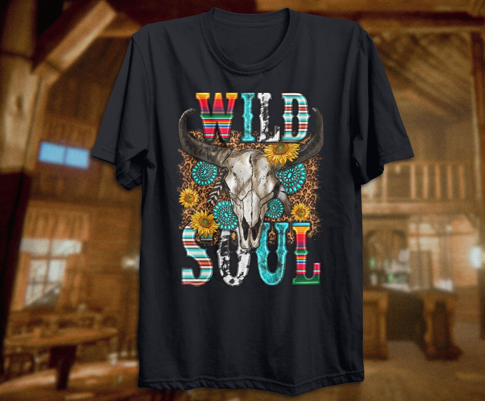 Wild Soul Western Png Sublimation Design Download, Western Png Design ...