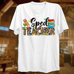 Sped Special Education Teacher Png Sublimation Design Download, Teacher ...