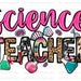 Science Teacher Png Sublimation Design Download, Teacher's Day Png ...