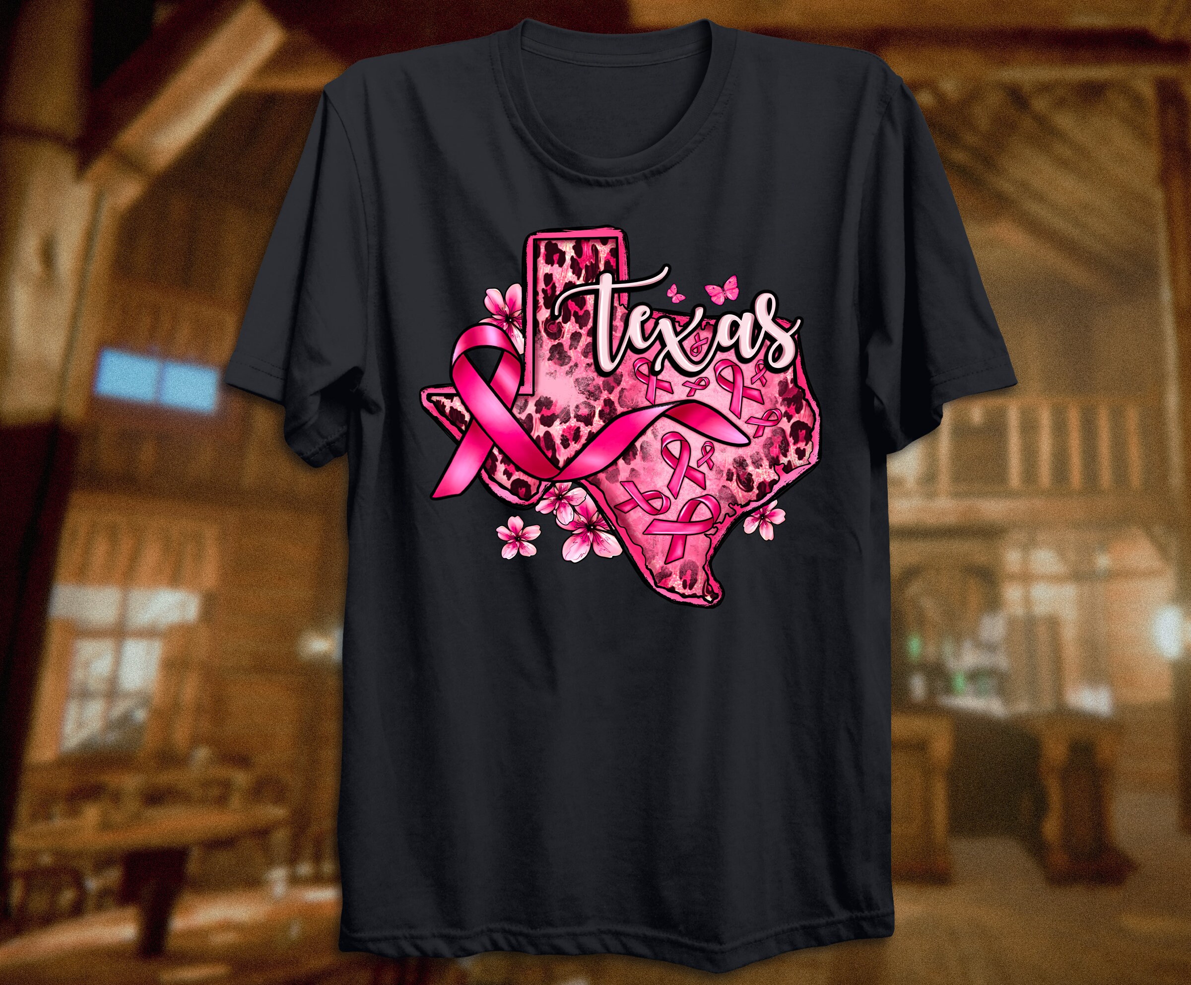 Cancer Awareness Ribbon Texas Map Png Sublimation Design Download ...