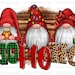 Ho Ho Ho Christmas Gnomes Png Sublimation Design Download - Etsy