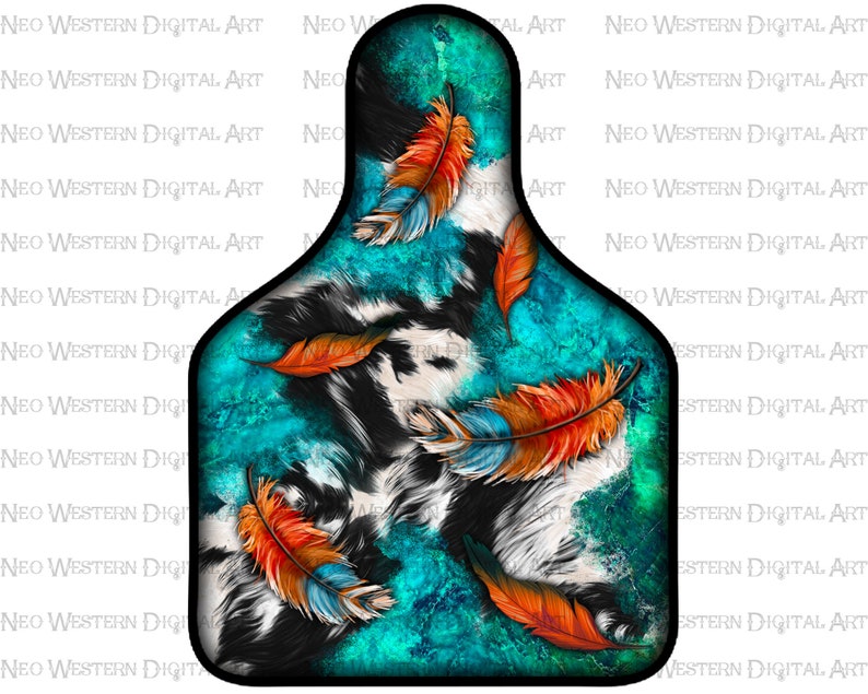 Western Cow Tag Png Bundle Sublimation Design Downloadcow Tag - Etsy