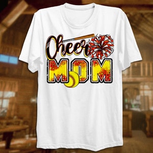 Cheer Mom Softball Png Sublimation Design Download, Softball Ball Png ...
