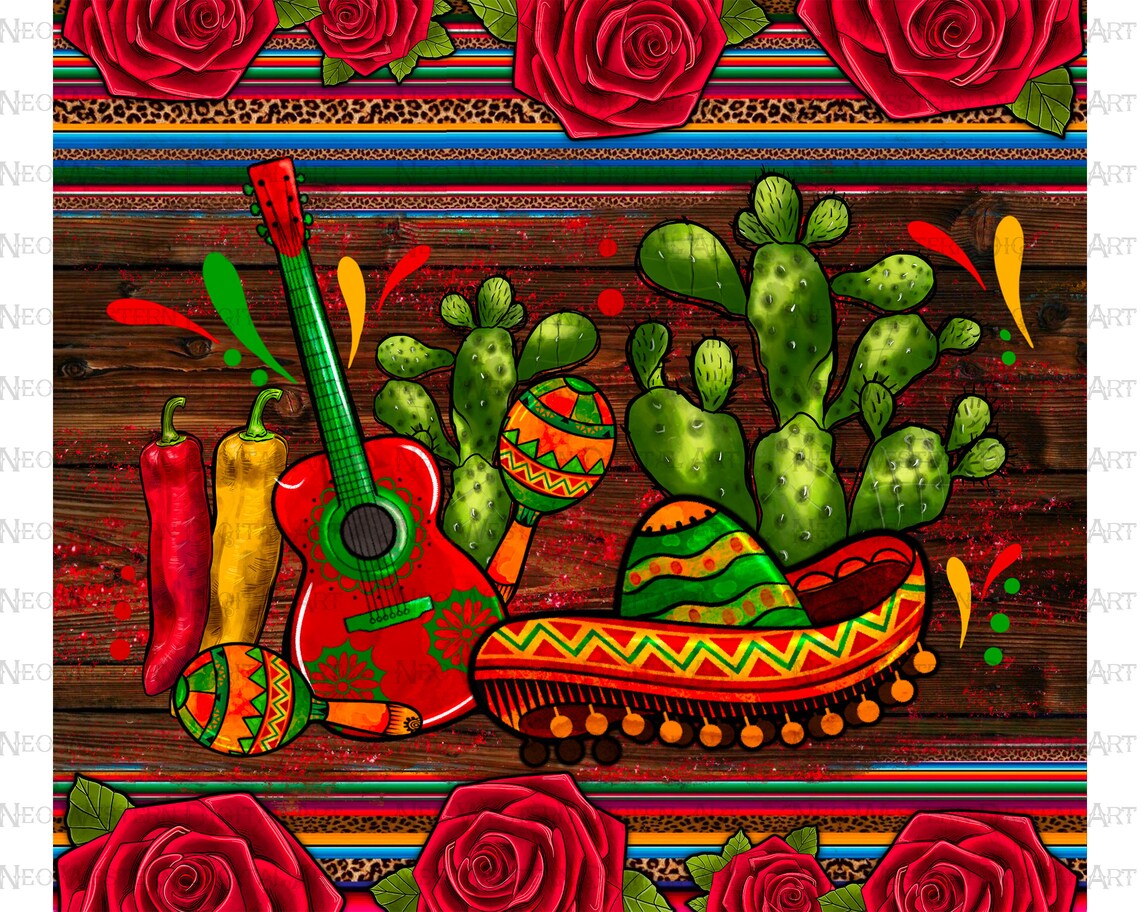 Mexico 20oz Tumbler Png Sublimation Design Download Mexican - Etsy
