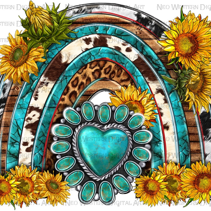 Rainbow Turquoise - Etsy