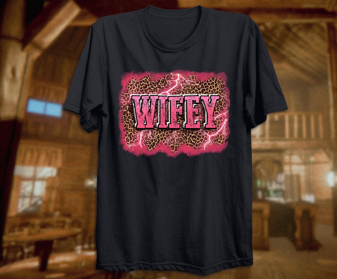 Wifey Leopard Background Png Sublimation Design Download - Etsy