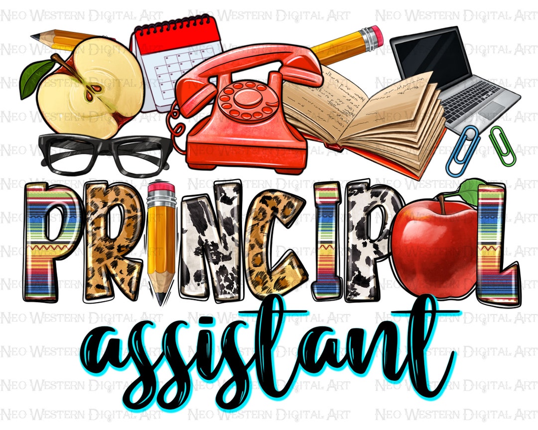 Principal Assistant Png Sublimation Design Download, Western Principal ...