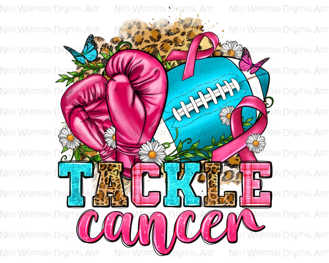 Tackle Cancer Png Sublimation Design Download, Boxing Gloves Png ...