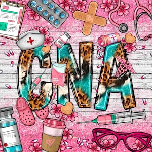 CNA 20oz Tumbler Sublimation Design Download, Certified Nursing ...