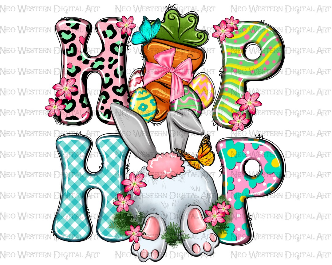 Hip Hop Happy Easter Png Sublimation Design Download, Happy Easter Day ...