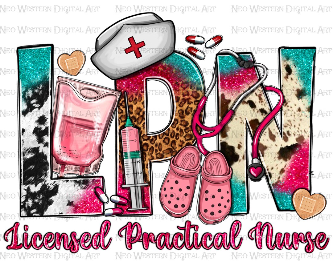 LPN Licensed Practical Nurse Png Sublimation Design Download, LPN Nurse ...