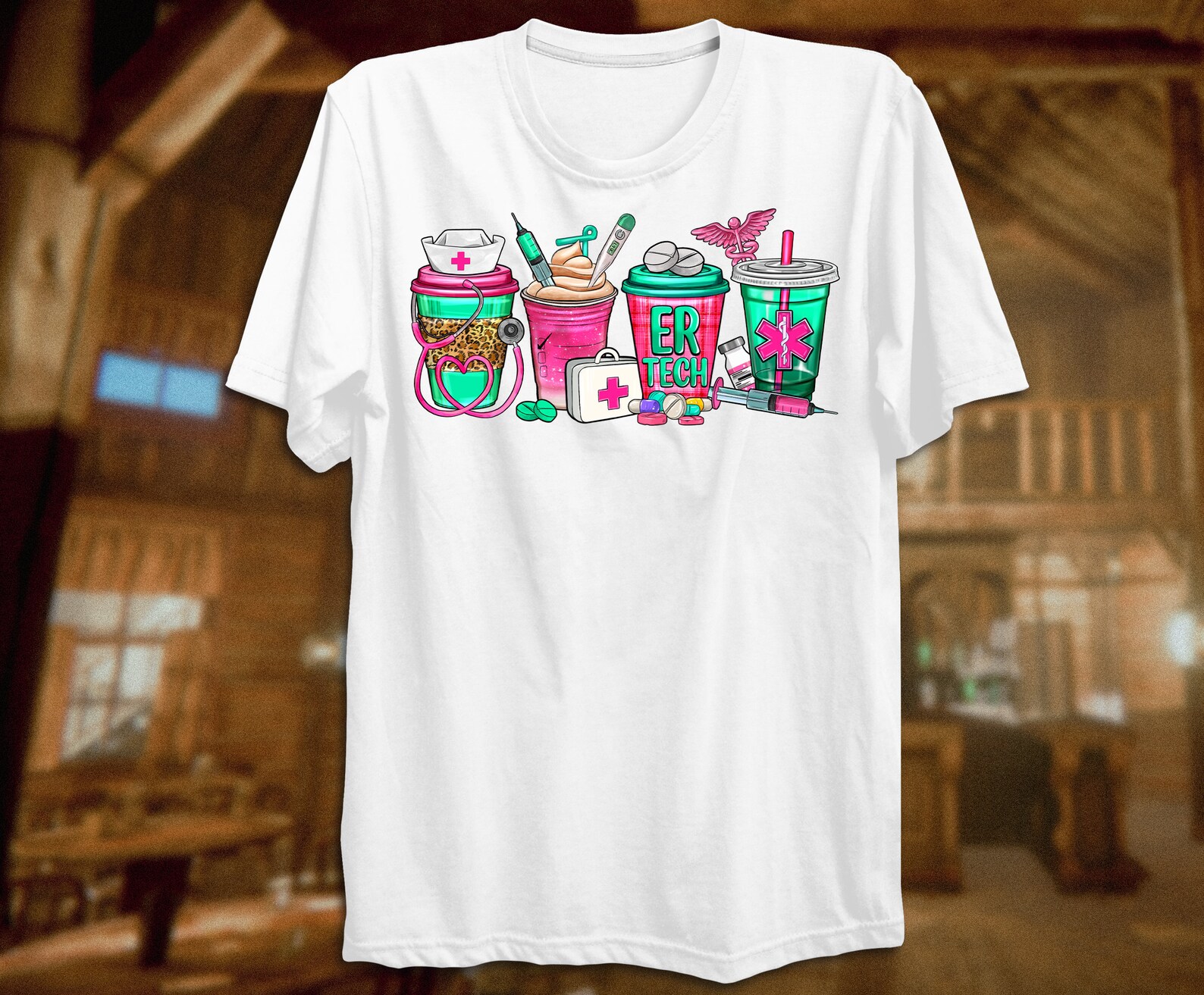 Emergency Room Tech Coffee Cups Png Sublimation Design Download, Coffee ...