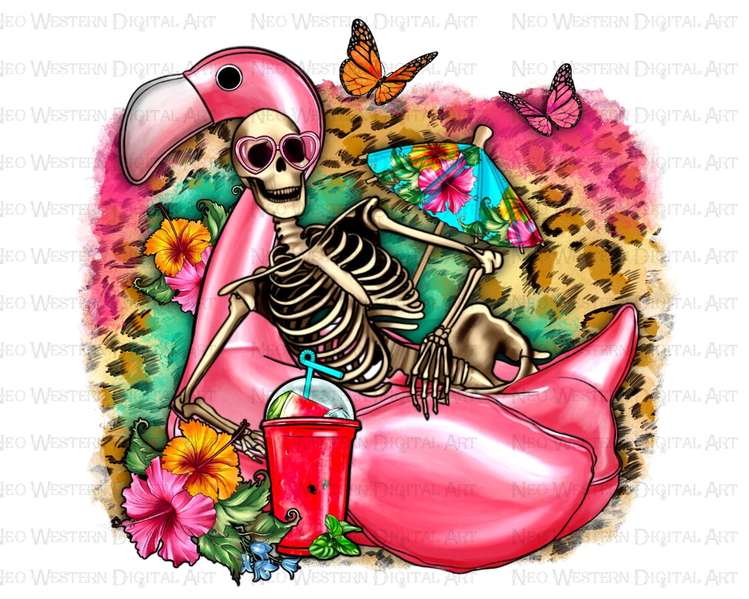 Summer Skeleton Png Sublimate Designs Download, Summer Vibes Png ...