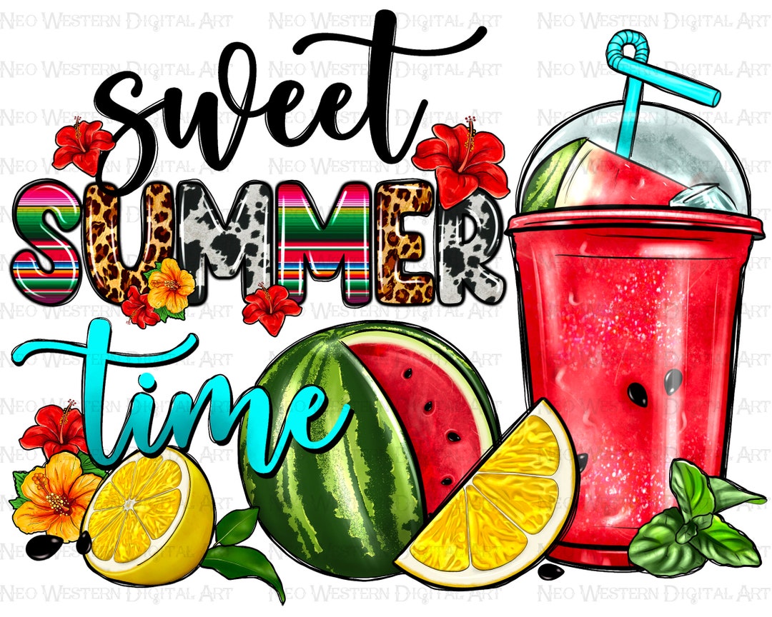 Sweet Summer Time Png Sublimate Designs Download, Western Summer Png ...