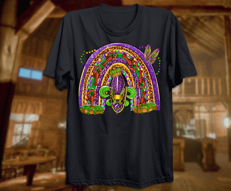 Mardi Gras Rainbow Png Sublimation Design Download, Happy Mardi Gras ...