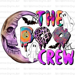The Boo Crew Png Sublimation Design Download, Happy Halloween Png ...