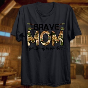 Brave Mom From Son up to Son Down Png Sublimation Design Download ...