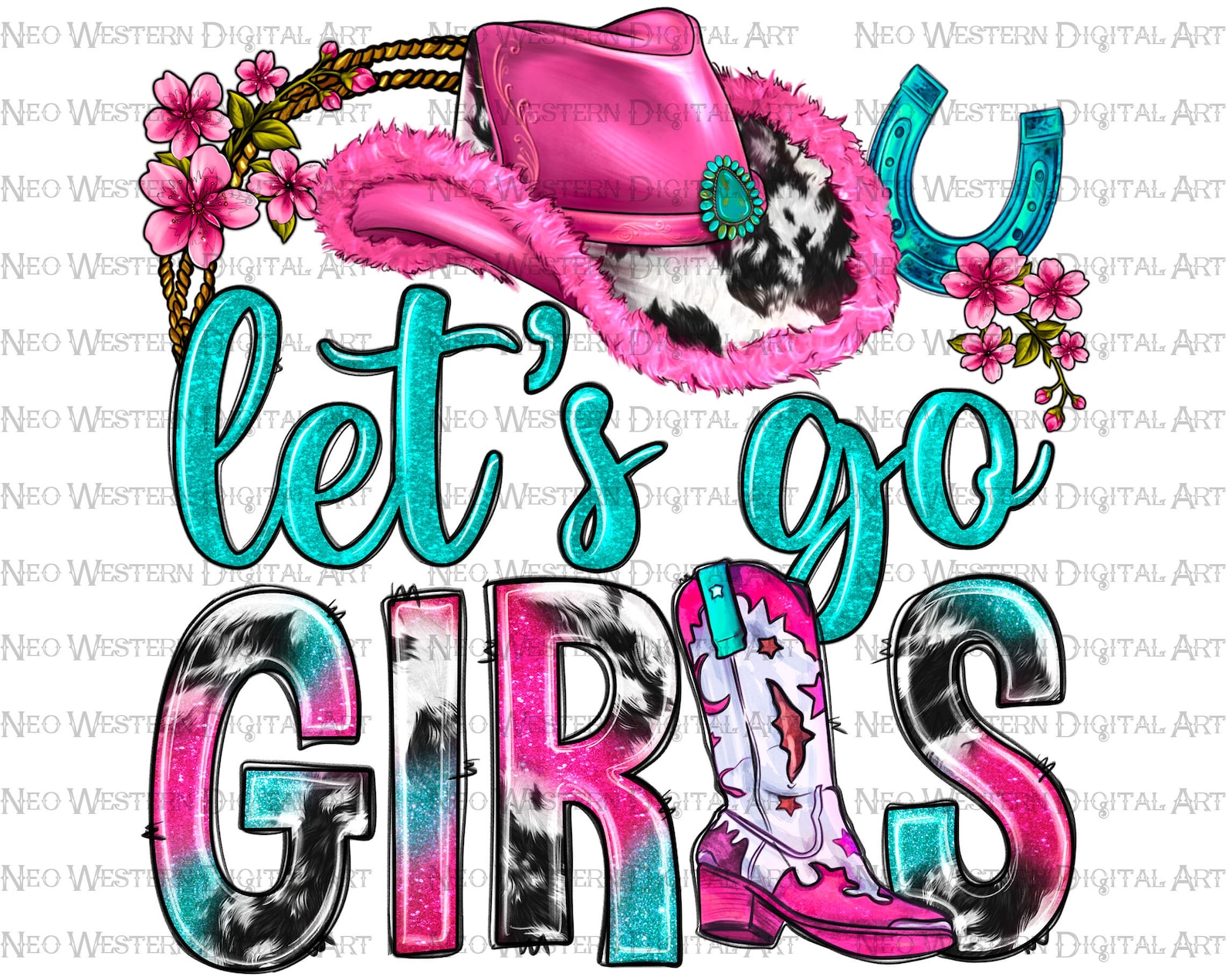 Let's Go Girls Png Sublimation Design Download Let's - Etsy