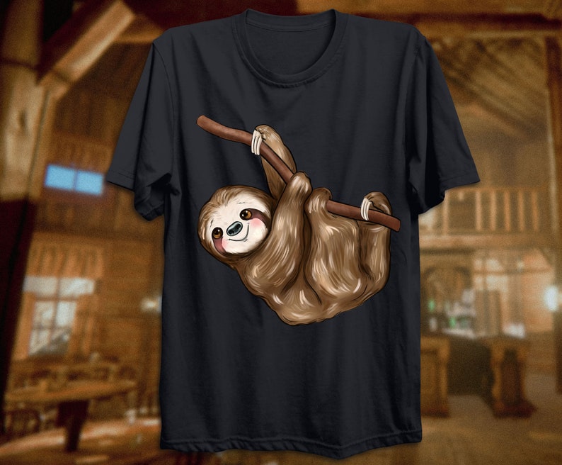 Cute Sloth Png Sublimation Design Download Baby Sloth Png - Etsy