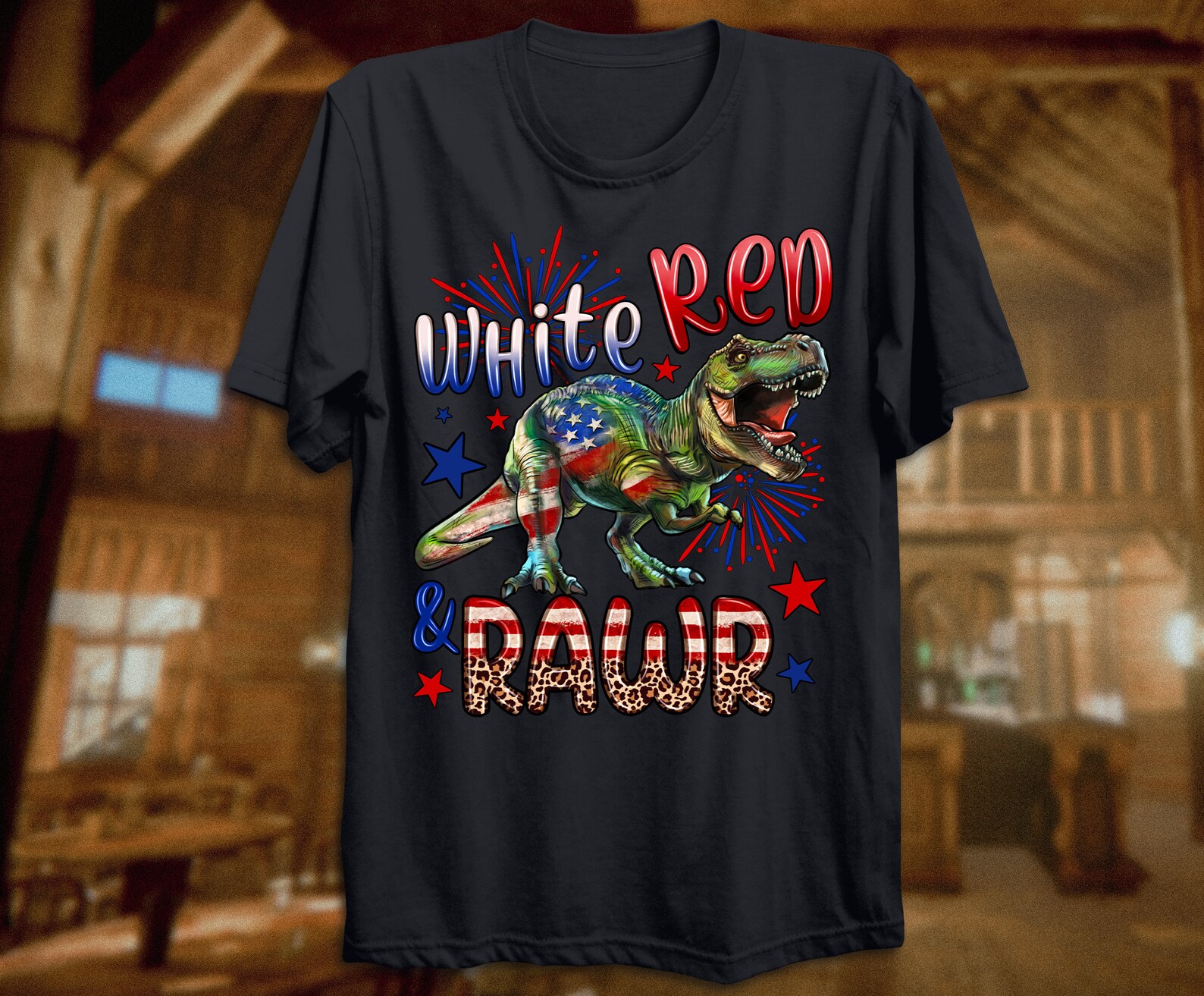 Red White and Rawr Png Sublimation Design Download 4th of - Etsy