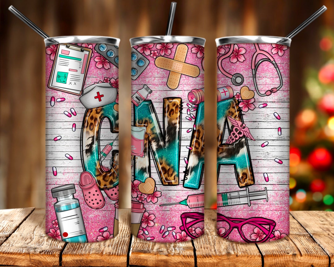 CNA 20oz Tumbler Sublimation Design Download, Certified Nursing ...