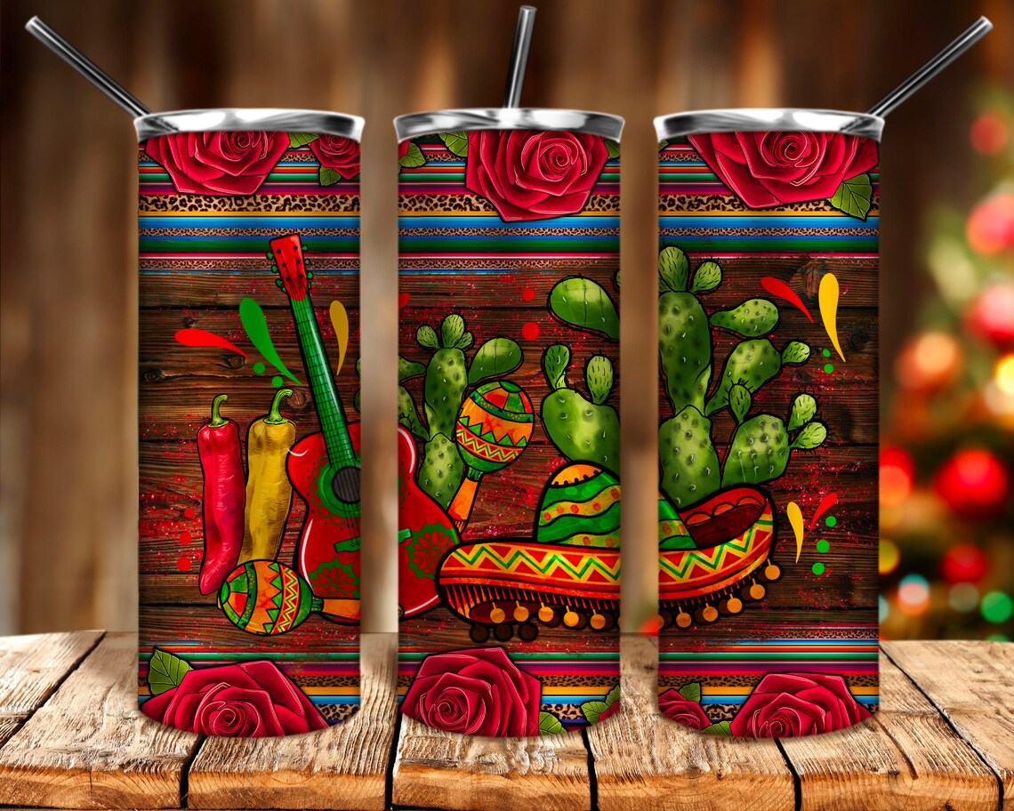 Mexico 20oz Tumbler Png Sublimation Design Download Mexican - Etsy