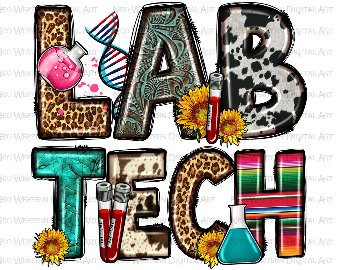 Lab Tech Png Sublimation Design Download, Lab Technician Png ...