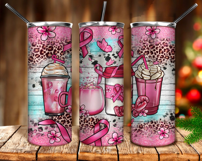 Cancer Coffee Cups 20oz Skinny Tumbler Png Sublimation Design - Etsy
