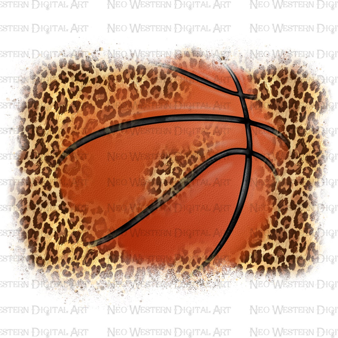 Basketball Leopard Background Png Sublimation Design Download ...