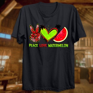 Peace Love Watermelon Png Sublimate Designs Download, Summer Png Design ...