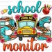School Bus Monitor Png Sublimation Design Download Back to - Etsy