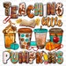 Teaching Little Pumpkins Coffee Cups Png Sublimation Design Download ...